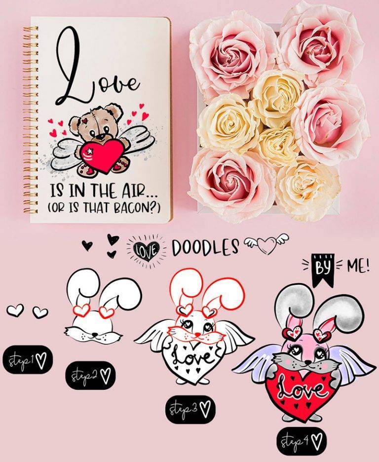 1 Love Doodle Collection - Full Bloom Club