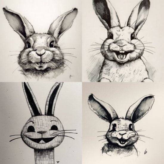 Can You Draw the Perfect Easter Bunny? Try These 12 Unbelievable ...