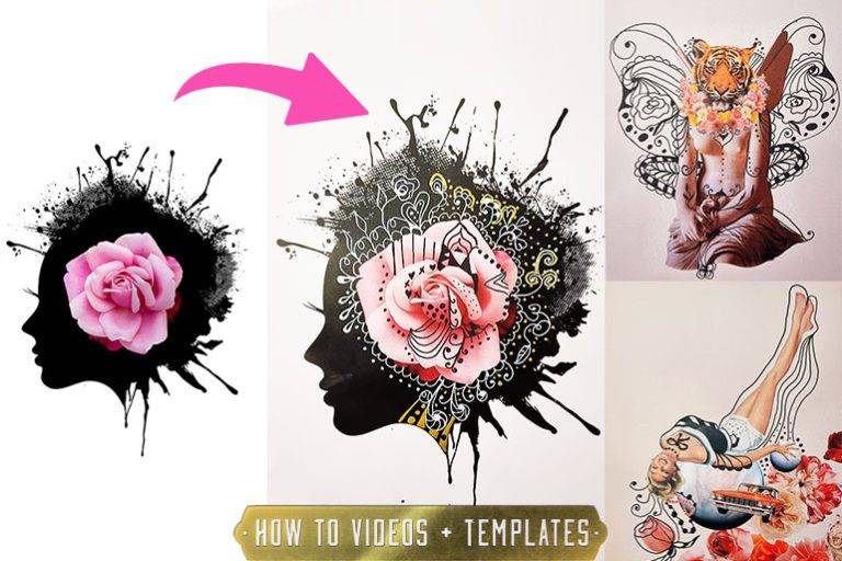 5 Interesting Doodle Ideas to Create Fun Collages - Full Bloom Club