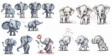 From Dumbo to Drawing Master: Create Funny and Cute Elephants in ...