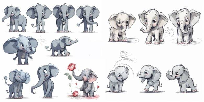 From Dumbo To Drawing Master Create Funny And Cute Elephants In