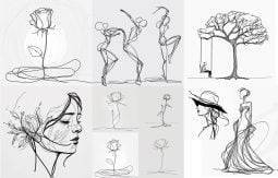 One Line Drawing: The Ultimate Guide & 129 Ideas For It - Full Bloom Club