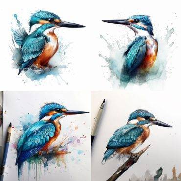 17 Breathtaking Watercolor Bird Sketches to Fuel Your Creativity - Full ...