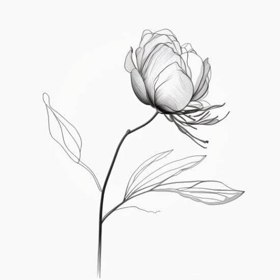 Learn the Secrets to Stunning Peony Flower Drawings - Full Bloom Club
