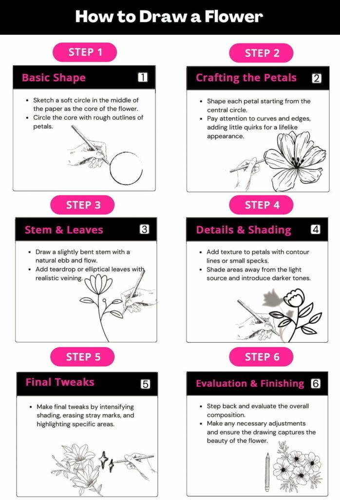 How to Draw a Flower: A Beginner's Guide - Full Bloom Club