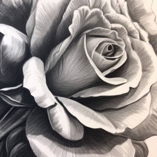 How to Draw a Rose. The Ultimate Guide and 27 Beautiful Rose Drawing ...