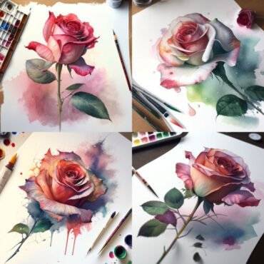 How to Draw a Rose. The Ultimate Guide and 27 Beautiful Rose Drawing ...