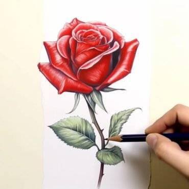 How to Draw a Rose. The Ultimate Guide and 27 Beautiful Rose Drawing ...