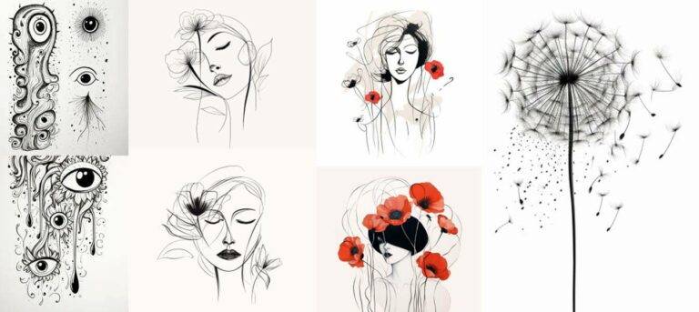 30 Easy Drawing Ideas from Calm to Crazy Days - Full Bloom Club
