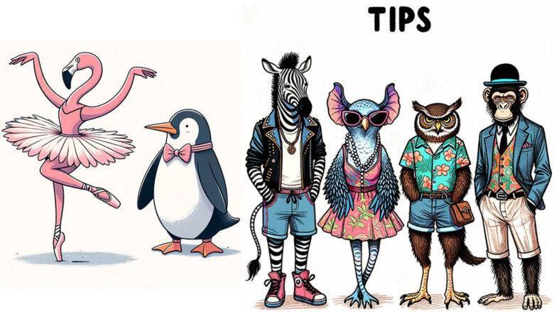 14 funny Animals drawing to Kickstart Your Creative Flair! - Full Bloom ...