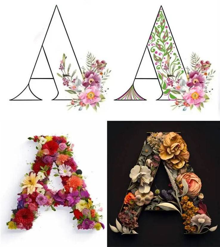 Enchanting Flower Alphabet Up NEW - Full Bloom Club