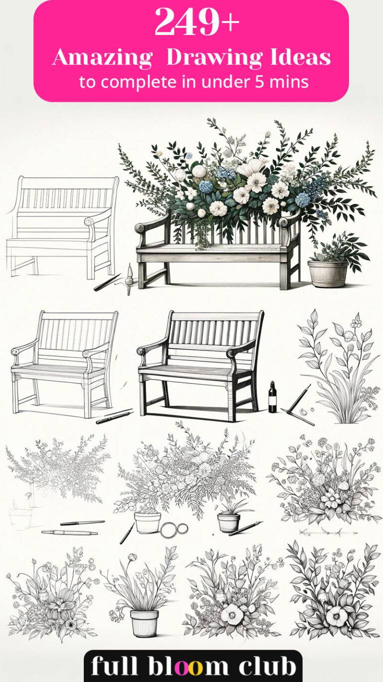 249 Simple Drawings in Under 5 Minutes that Look Amazing