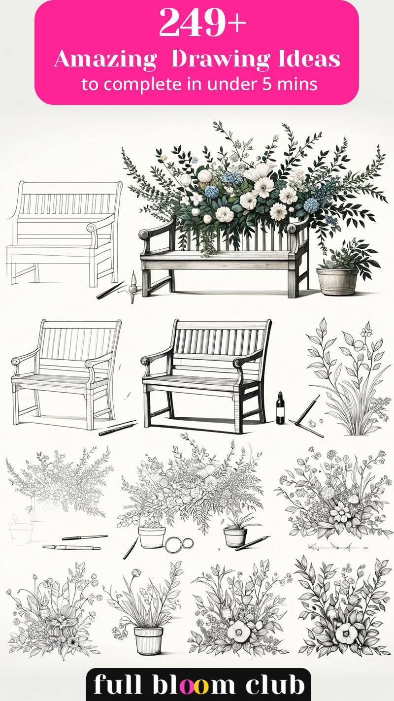 249 Simple Drawings in Under 5 Minutes that Look Amazing