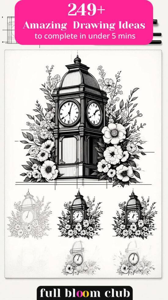 249 Simple Drawings in Under 5 Minutes that Look Amazing