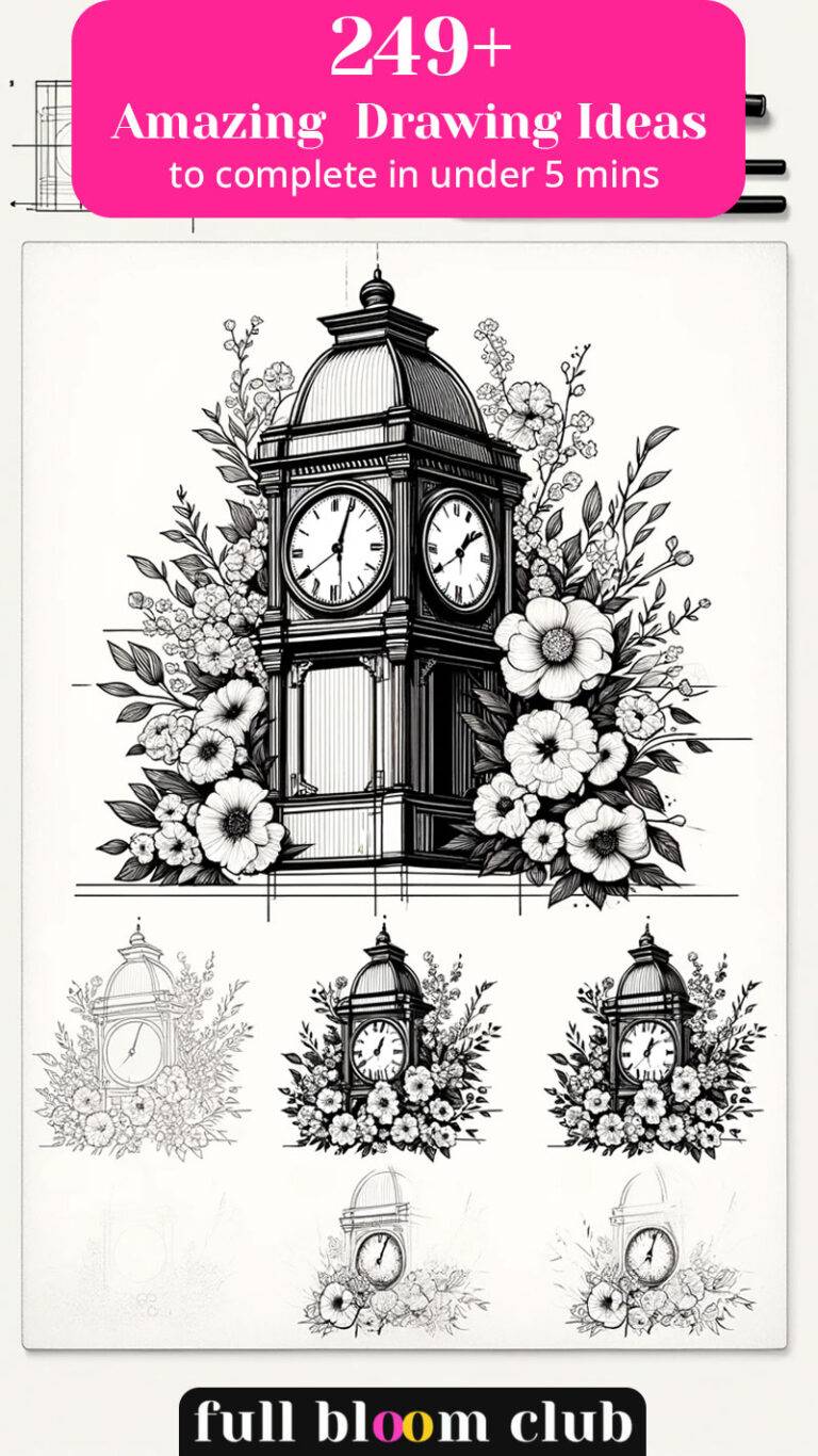 249 Simple Drawings in Under 5 Minutes that Look Amazing