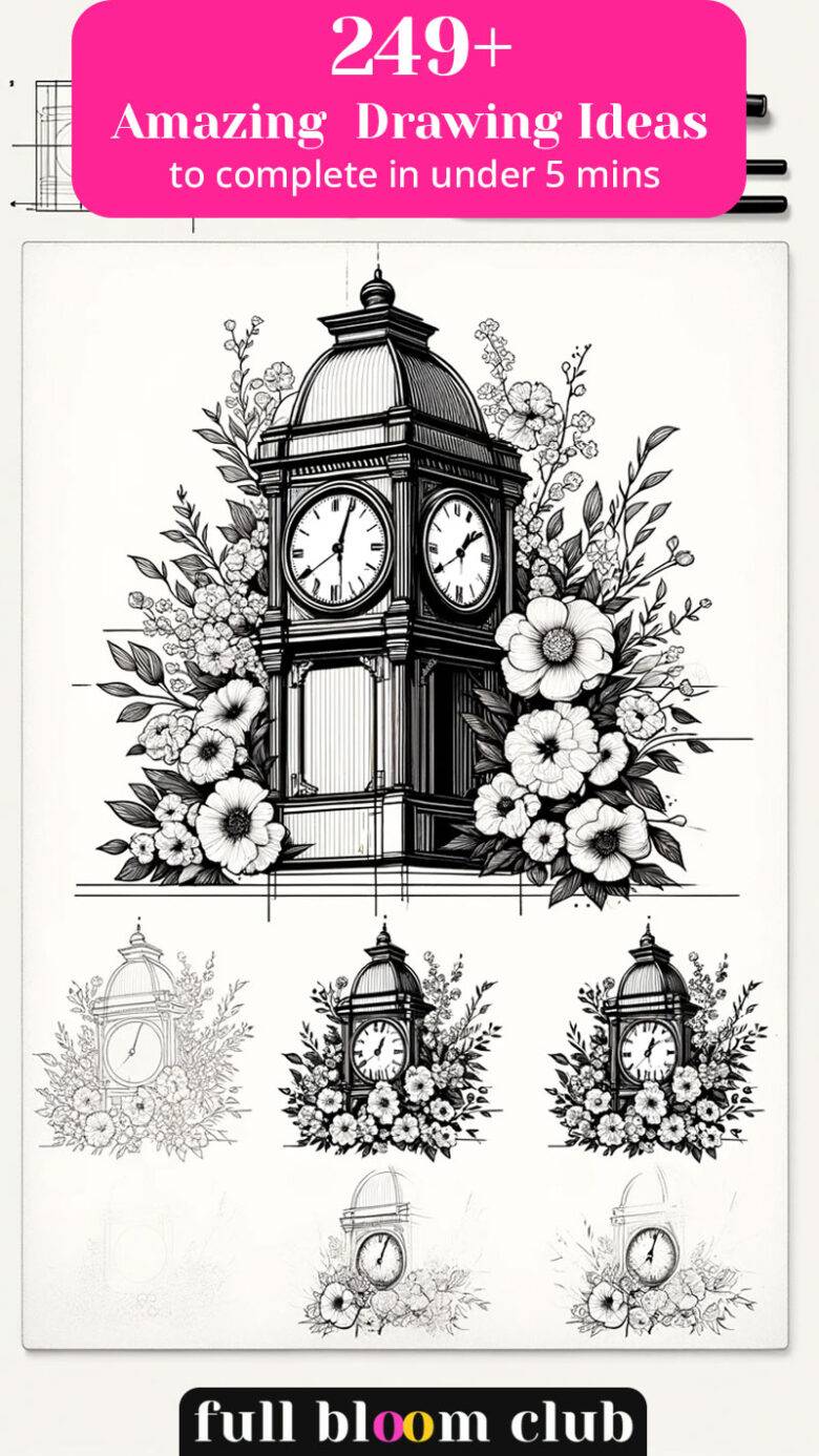 249 Simple Drawings in Under 5 Minutes that Look Amazing