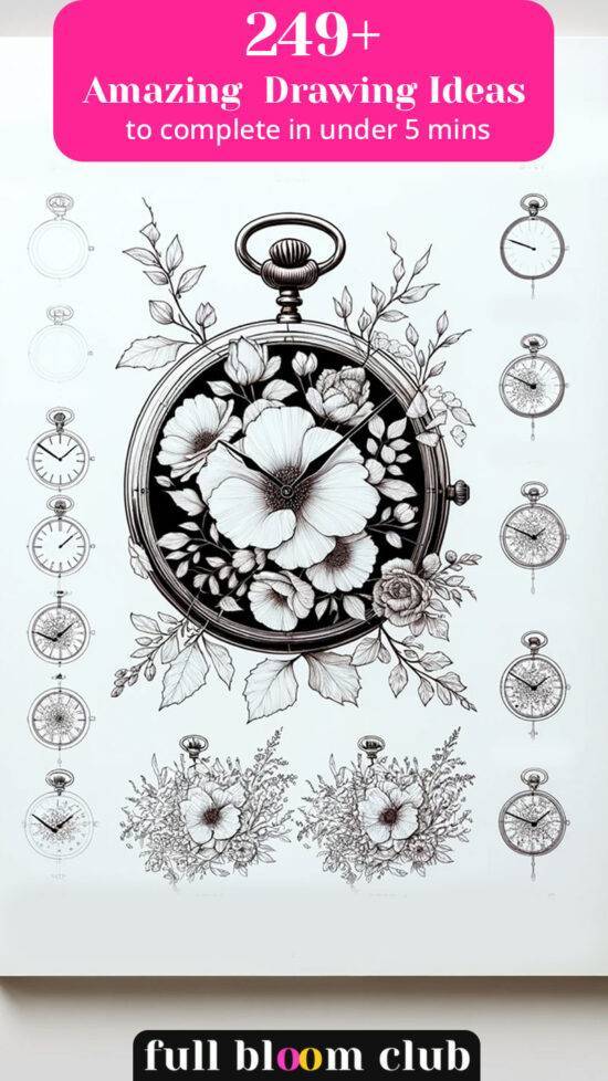 249 Simple Drawings in Under 5 Minutes that Look Amazing