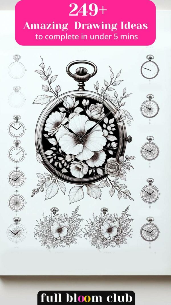 249 Simple Drawings in Under 5 Minutes that Look Amazing