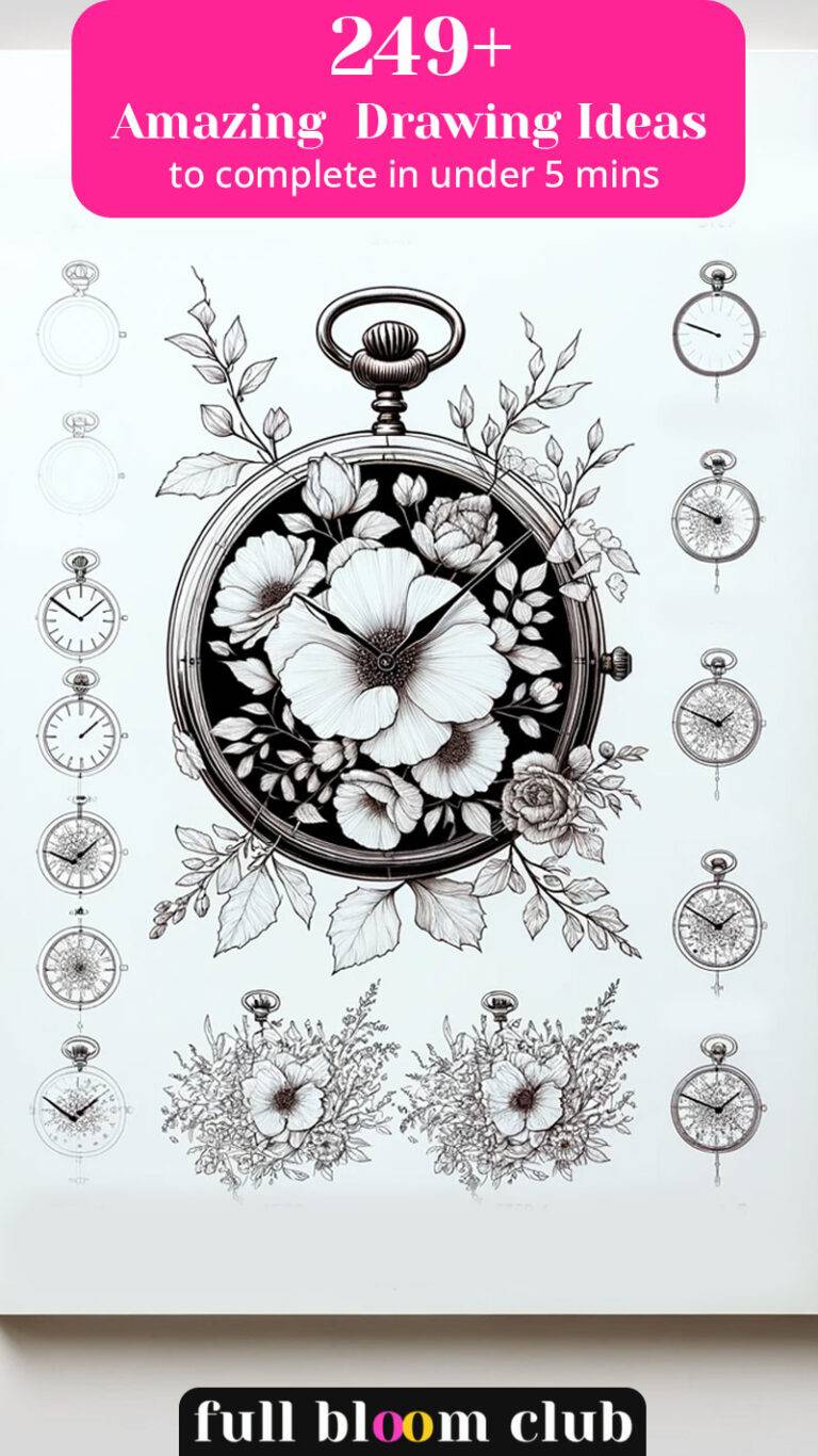 249 Simple Drawings in Under 5 Minutes that Look Amazing