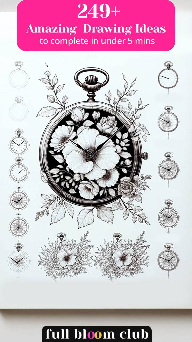 249 Simple Drawings in Under 5 Minutes that Look Amazing