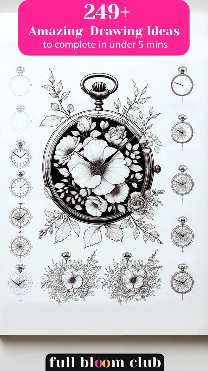 249 Simple Drawings in Under 5 Minutes that Look Amazing