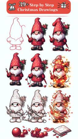 38+ Easy and Fun Step-by-Step Christmas Drawing Ideas