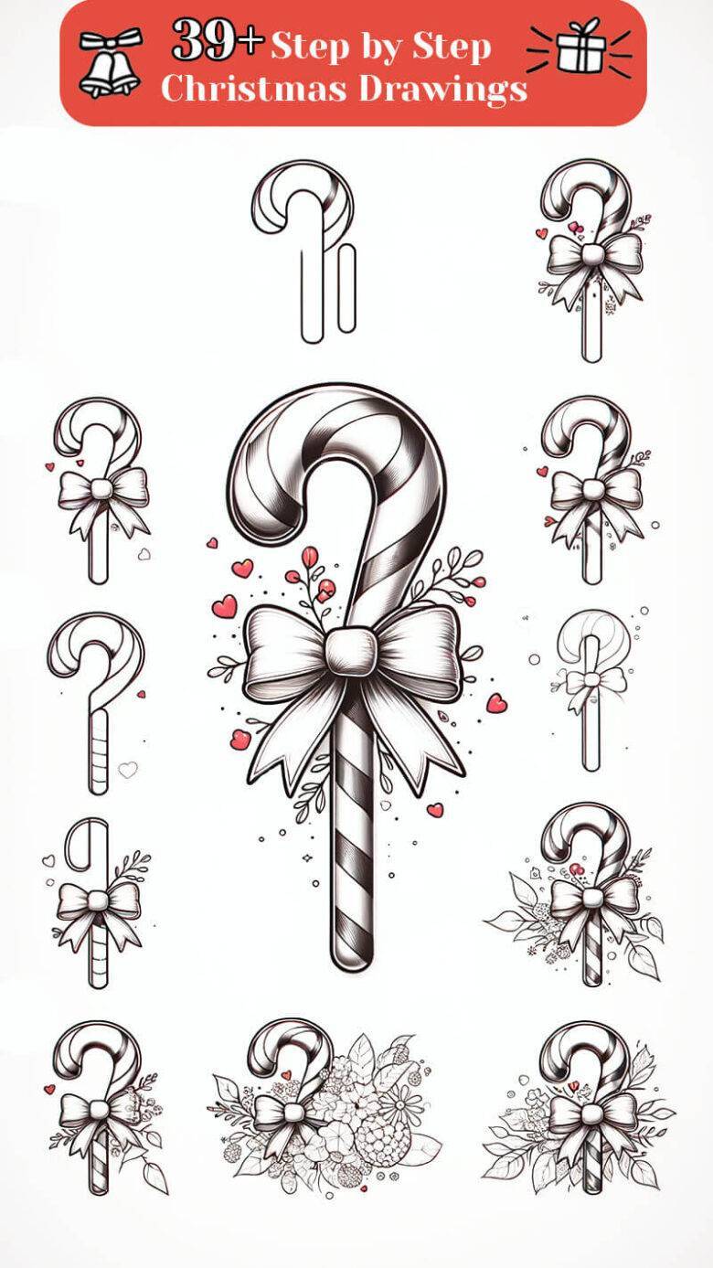 38+ Easy and Fun Step-by-Step Christmas Drawing Ideas
