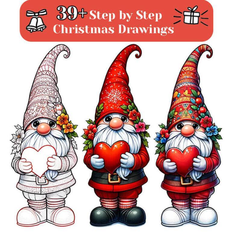 38+ Easy and Fun Step-by-Step Christmas Drawing Ideas