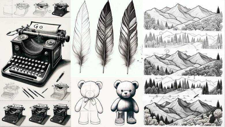 18 Relaxing and Beautiful Pencil Sketch Drawings Step by Step - Full ...