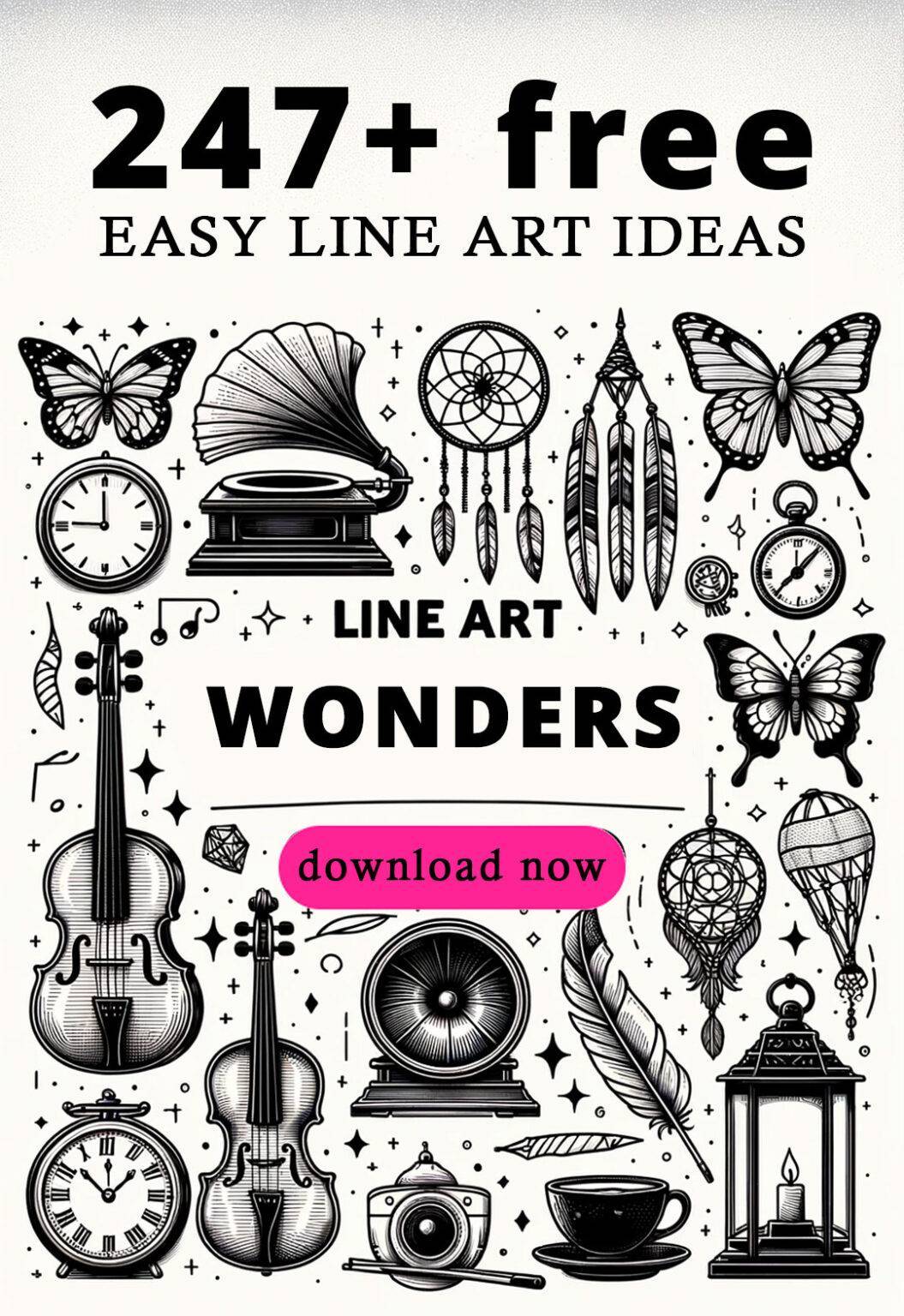 Mastering the Basics of Line Art: Essential Tips for Beginners & 247 ...