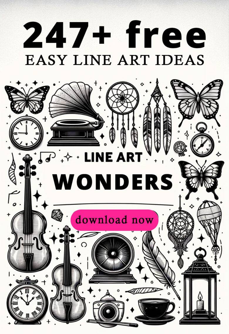 Mastering the Basics of Line Art: Essential Tips for Beginners & 247 ...