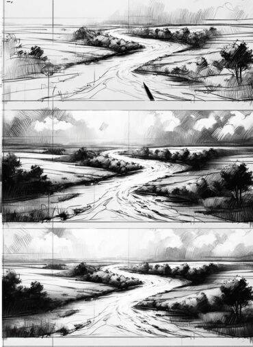 Serenity Scenery Drawing : 45 Calming Outdoor Scenes to Sketch - Full ...