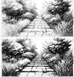 Serenity Scenery Drawing : 45 Calming Outdoor Scenes to Sketch - Full ...