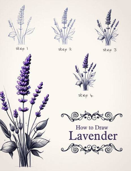 The Ultimate Step-by-Step Flower Guide with 96 Drawing Ideas Full Bloom ...