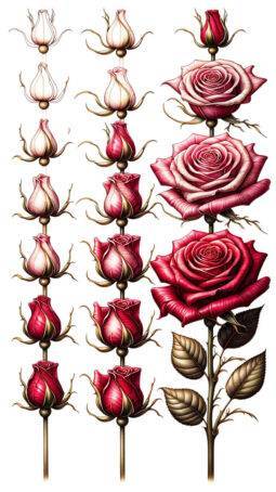 The Ultimate Step-by-Step Flower Guide with 96 Drawing Ideas Full Bloom ...