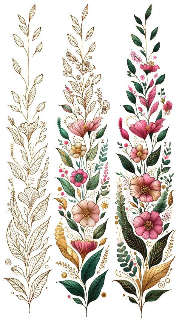 The Ultimate Step-by-Step Flower Guide with 96 Drawing Ideas Full Bloom ...