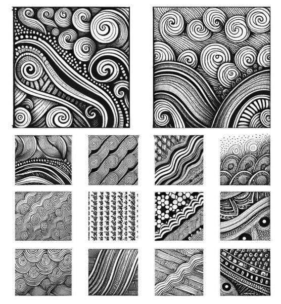 Unlock Inner Peace: 38 Easy Zen Doodle Patterns for Beginners - Full ...