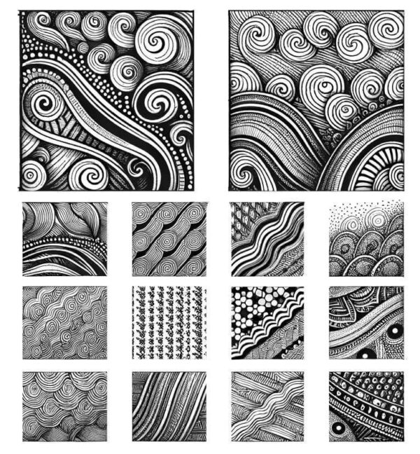 Unlock Inner Peace: 38 Easy Zen Doodle Patterns for Beginners - Full ...