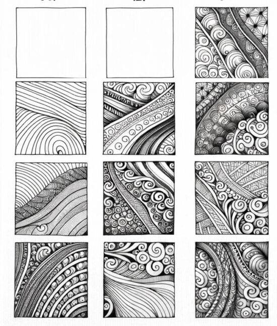 Unlock Inner Peace: 38 Easy Zen Doodle Patterns for Beginners - Full ...