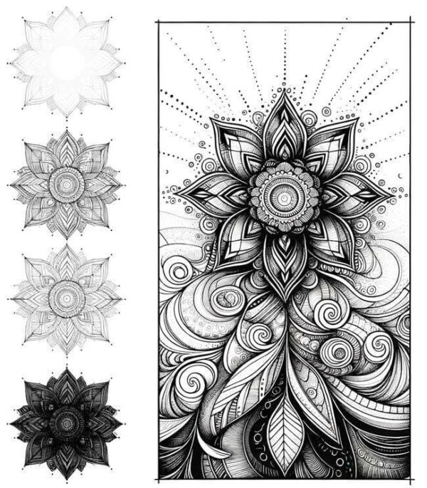 Unlock Inner Peace: 38 Easy Zen Doodle Patterns for Beginners - Full ...