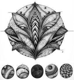 Unlock Inner Peace: 38 Easy Zen Doodle Patterns for Beginners - Full ...