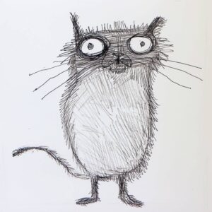11 Hilarious Cat Drawings That Scream Drama and Whisper Humor - Full ...