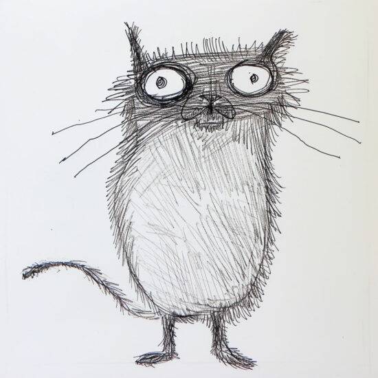 11 Hilarious Cat Drawings That Scream Drama and Whisper Humor - Full ...