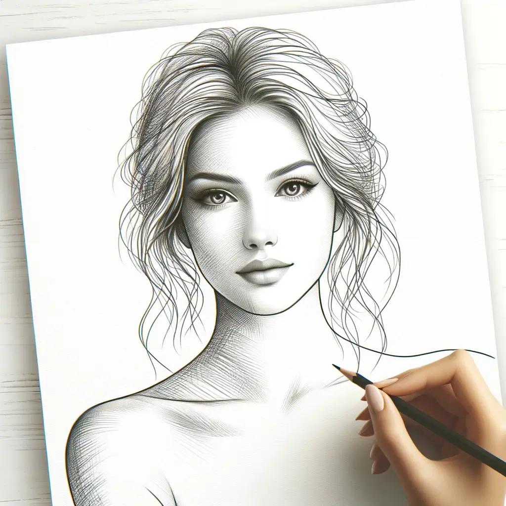 Pencil Portrait Buy Handmade Colored Pencil Portrait Online The
