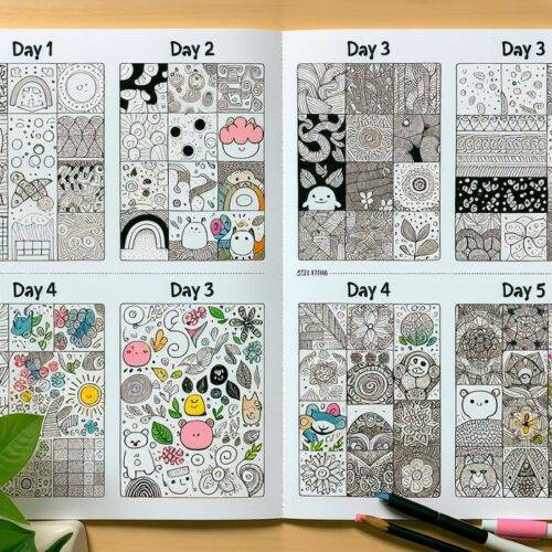Doodling for Joy: 15 Easy Doodle Ideas to Brighten Your Day - Full ...