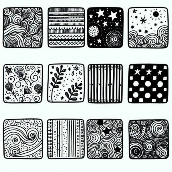 Doodle Bliss: 8 Simple Patterns for a Peaceful Mind - Full Bloom Club