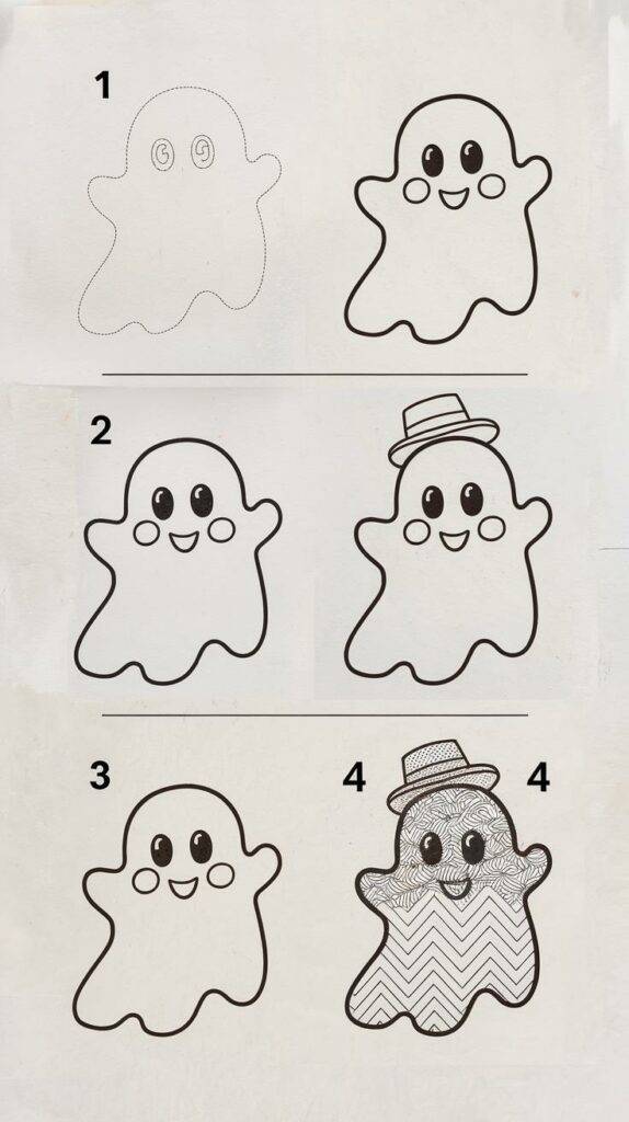 18 Halloween Doodle Ideas That Are Scary Easy to Draw (With Step by ...